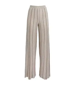 Missoni Embellished Stripe Trousers - Pink