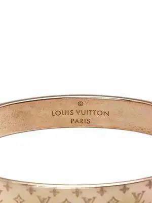 LOUIS VUITTON Nanogram Cuff Bracelet