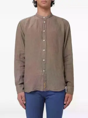 B.D.BAGGIES Band-collar Long-sleeve Shirt