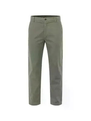 BE ABLE Edoardo Zip-up Straight-leg Trousers - Green