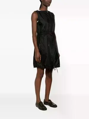 Prada Drawstring-waist Sleeveless Mini Dress