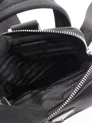 Prada 2013-2026 Saffiano Trimmed Re Nylon Smartphone Case Satchel