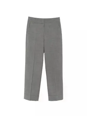 Peserico Pressed-crease Turned-up Trousers