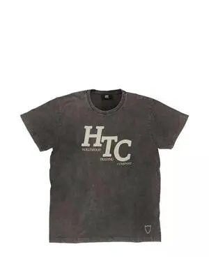 HTC LOS ANGELES Logo-print Distressed T-shirt