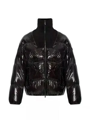 DIESEL® Ribbed-knit Panel Puffer Jacket