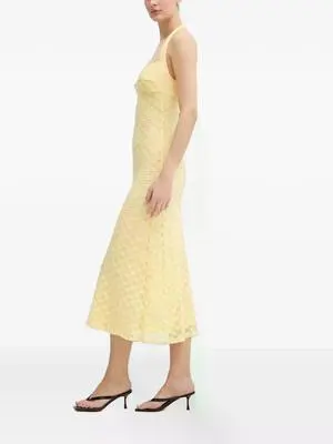 Bardot Mariko Floral-lace Halterneck Midi Dress
