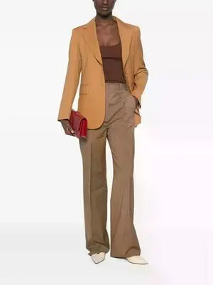 Max Mara Stripe-pattern Straight-leg Trousers