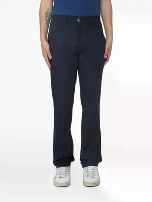 JECKERSON J18 Slim-fit Gabardine Trousers - Blue
