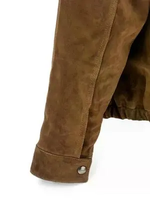 GIORGIO BRATO Suede Shirt-collar Jacket