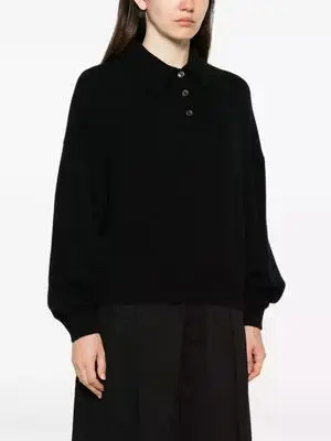 LISA YANG Etta Button-up Polo Shirt