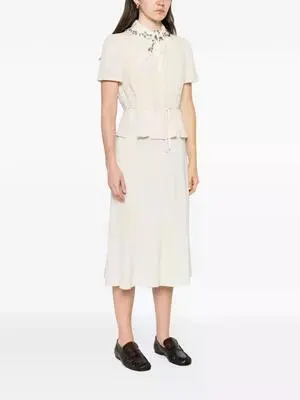 Prada Embellished Midi Dress