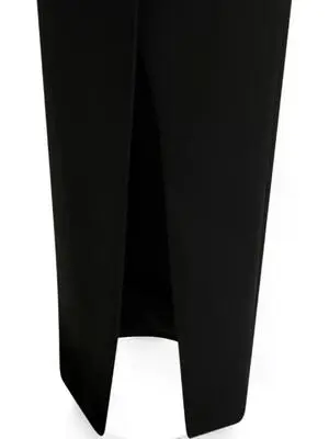 Khaite Luiza Slit-detail Midi Skirt