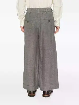 ZIGGY CHEN Check-pattern Trousers