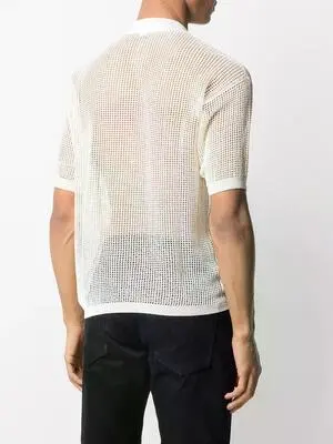 Dsquared2 Mesh-insert Short Sleeved Polo Shirt