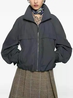 Acne Studios Logo-print High-neck Jacket