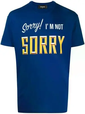Dsquared2 Logo Print T-shirt - Blue