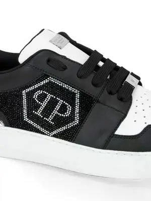 Philipp Plein Lo-top Sneakers Crystal Hexagon
