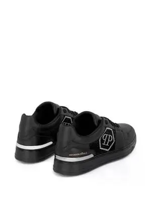 Philipp Plein Lo-top Sneakers Crystal Hexagon