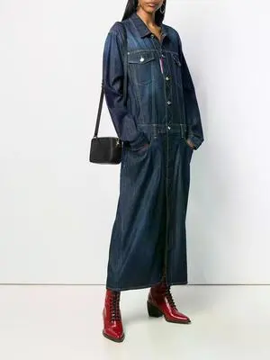 Dsquared2 Maxi Denim Dress