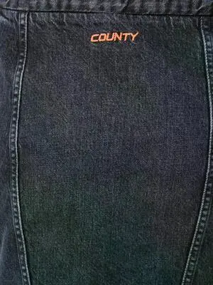 COUNTY OF MILAN Denim Mini Skirt