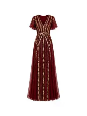 TEMPERLEY LONDON Viola Gown - Red