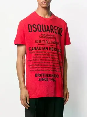 Dsquared2 Slogan Print T-shirt