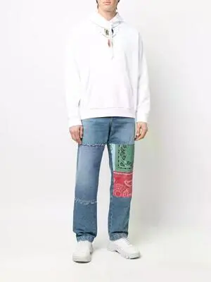 COUNTY OF MILAN Patchwork Bandana Jeans