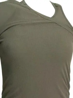 Rick Owens One-shoulder Ribbed Top