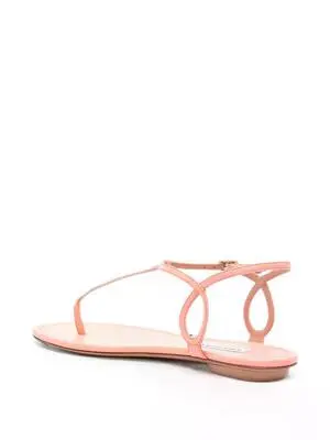 AQUAZZURA Sandals With Buckle-fastening Ankle Strap - Orange