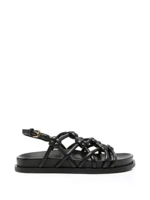 Agl Cristina Knots Sandals - Black