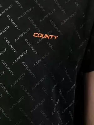 COUNTY OF MILAN All-over Logo Print T-shirt
