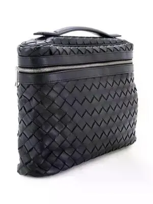 Bottega Veneta Vanity Case Intrecciato Leather Pouch
