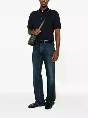 Gucci Web-stripe Polo Shirt