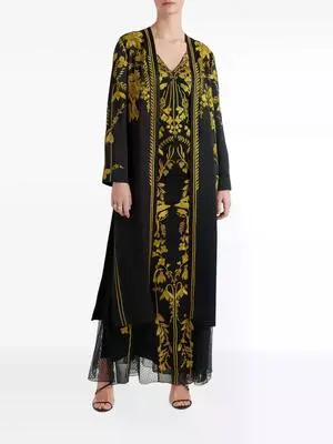 TEMPERLEY LONDON Thisbe Floral-embroidered Coat