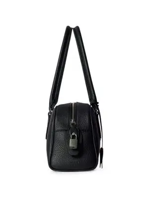 THE ROW Small India Grained-leather Tote Bag - Black
