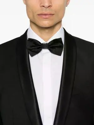 Karl Lagerfeld Satin-trim Buttoned Blazer