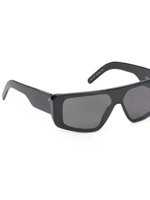 Rick Owens Geometric-frame Sunglasses - Black