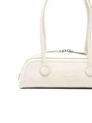 MARGESHERWOOD Embossed-logo Leather Tote Bag
