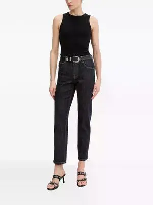 Miss Sixty Emma Contrast Stitch Mid-rise Skinny Jeans