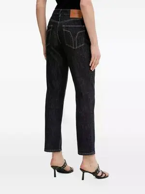 Miss Sixty Emma Contrast Stitch Mid-rise Skinny Jeans