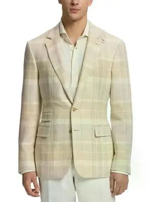 Ralph Lauren Purple Label Kent Plaid Blazer