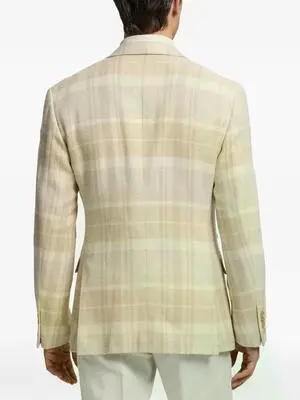 Ralph Lauren Purple Label Kent Plaid Blazer