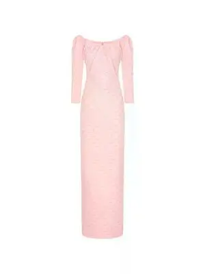 V:PM ATELIER Birgitte Crystal-embellished Ruched Maxi Dress