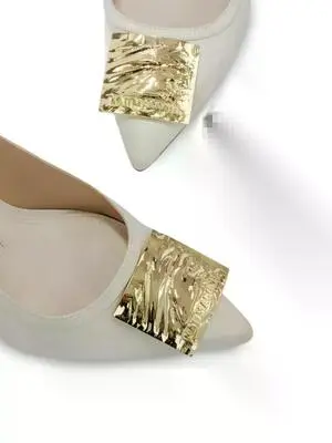 KAT MACONIE Katia Logo-plaque Slingback Pumps