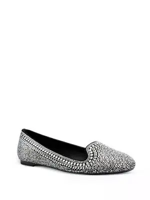 KAT MACONIE Ilke Crystal-embellishment Ballet Flats