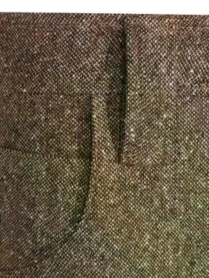 Brunello Cucinelli Tweed Turn-up Trousers