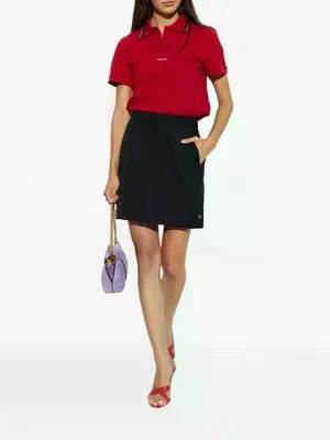 Versace Medusa-button Wool Mini Skirt