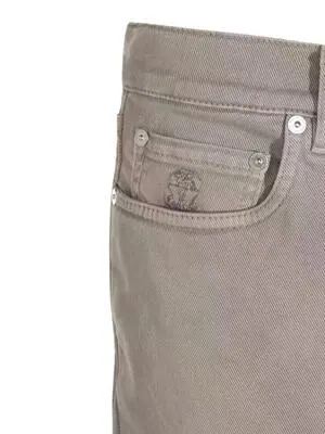 Brunello Cucinelli Logo-patch Jeans
