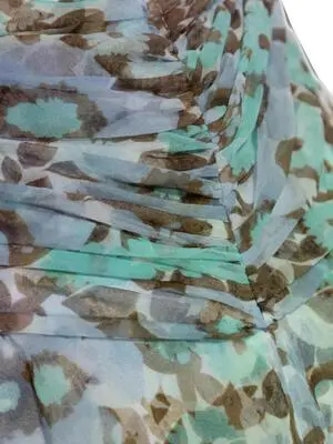 Tory Burch Floral-print Asymmetric Dress