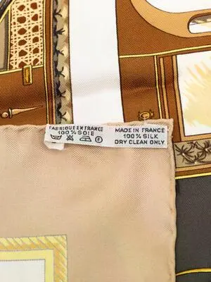 Hermès 1990-2015 Les Voitures A Transformation Silk Scarf 90 Scarves